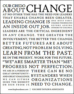 Change Credo Archives - Evergreen Leadership